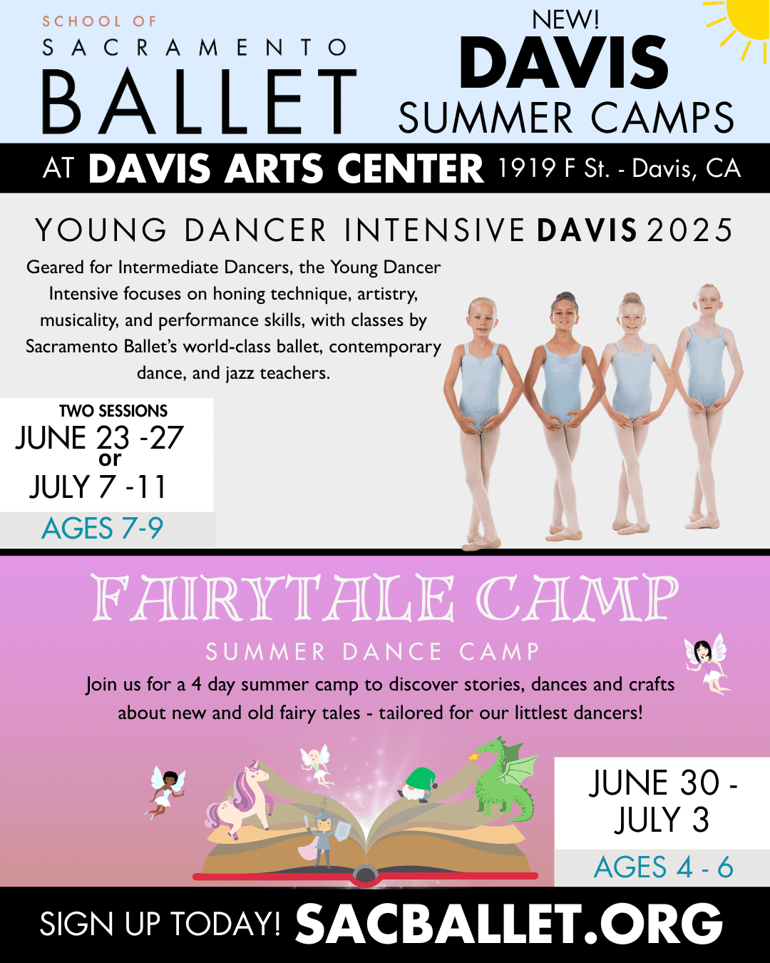 School of Sacramento Ballet Satellite Location in Davis Starts This ...