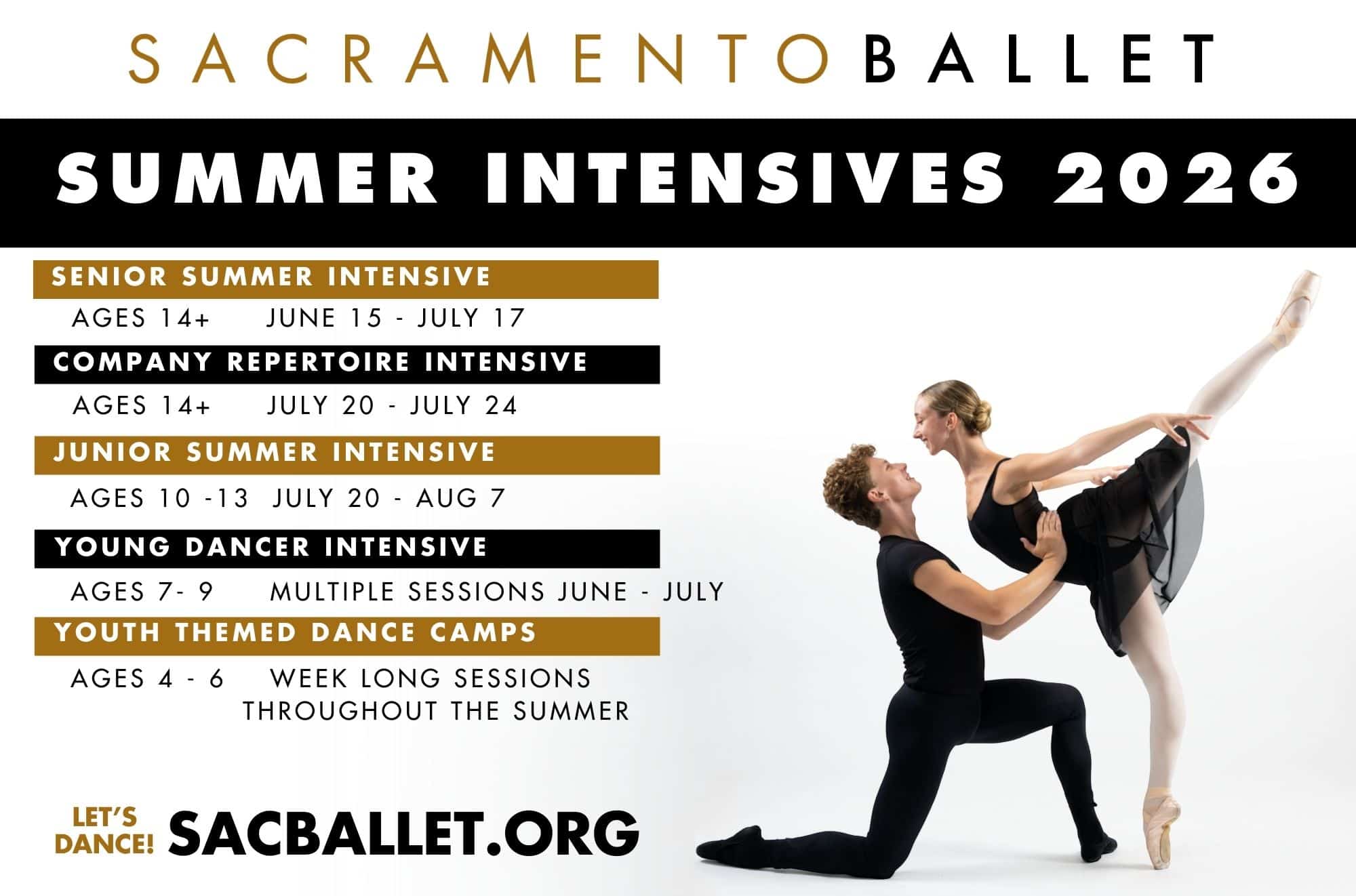 2026 Summer Intensives | Sacramento Ballet