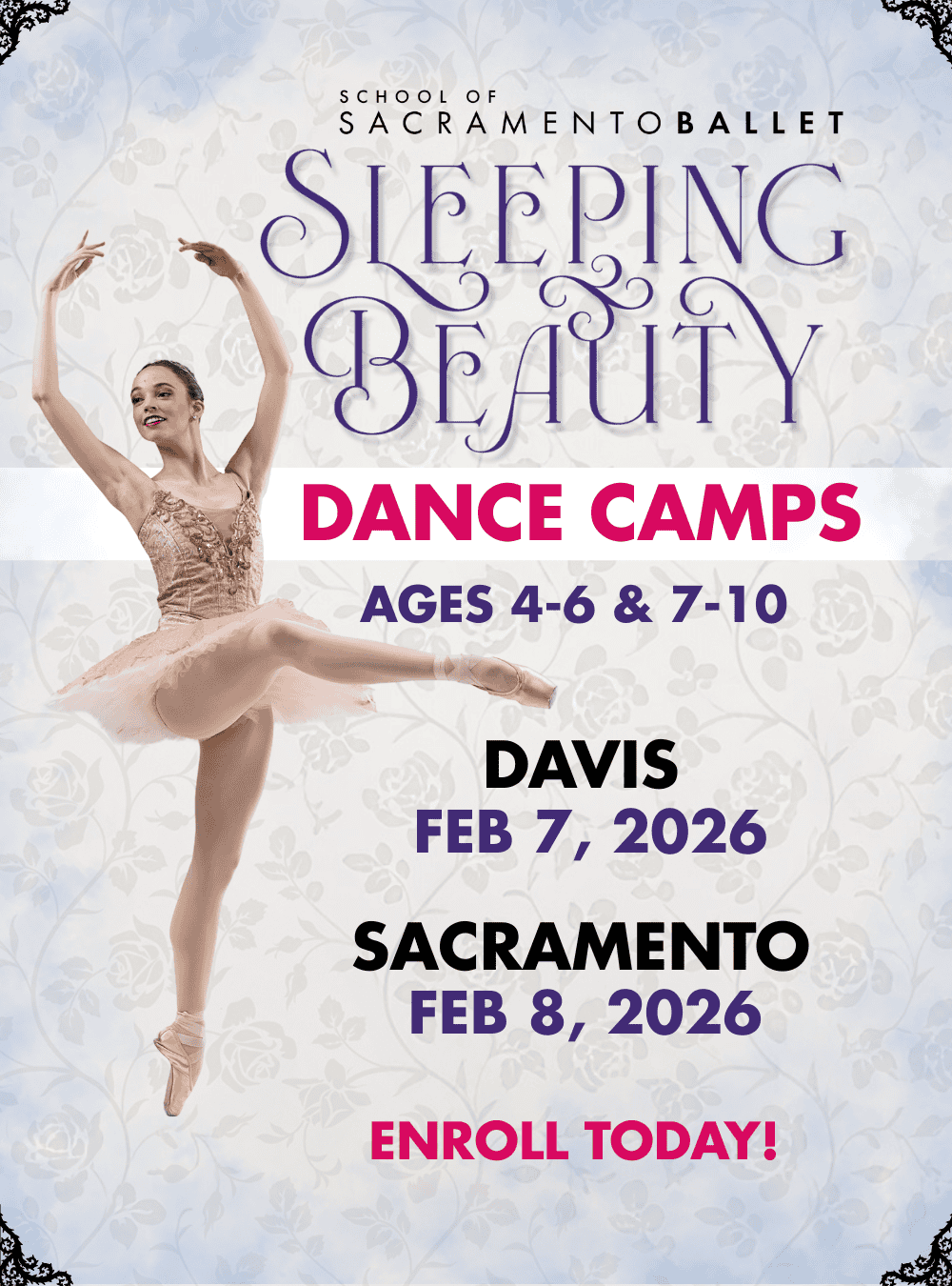Step into a Fairytale at Sleeping Beauty Camps | Sacramento Ballet